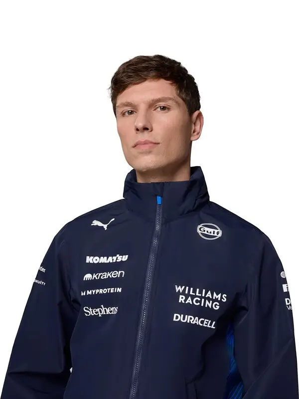 PUMA Williams Racing 2025 Replica Rain Jacket - Navy