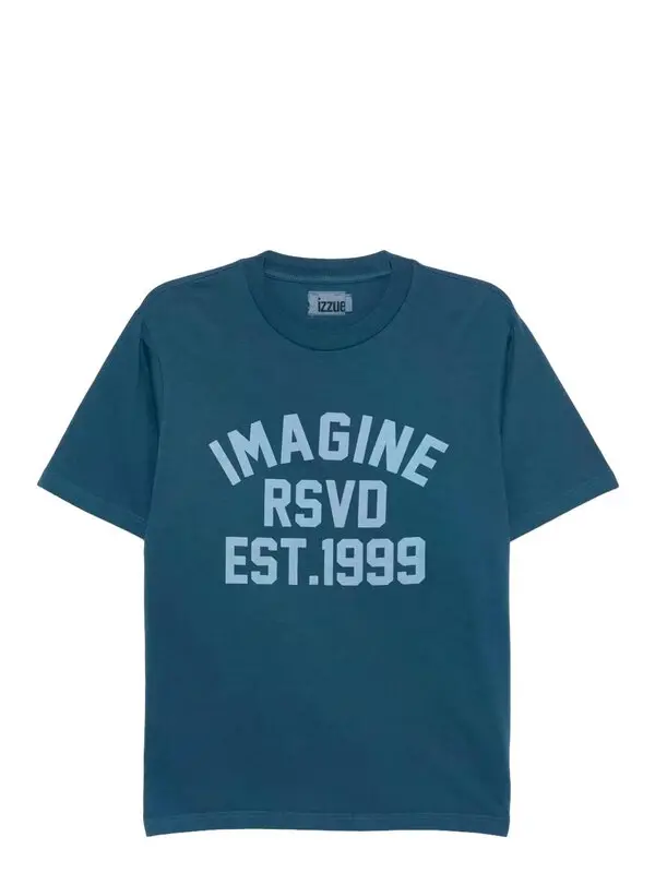 Izzue Printed T-shirt - Blue