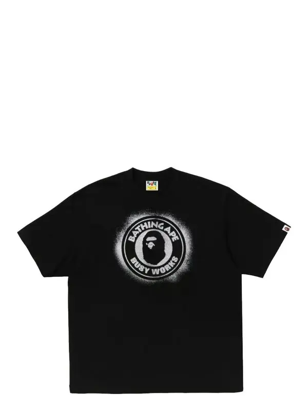 A BATHING APE Graphic-logo T-shirt - Black
