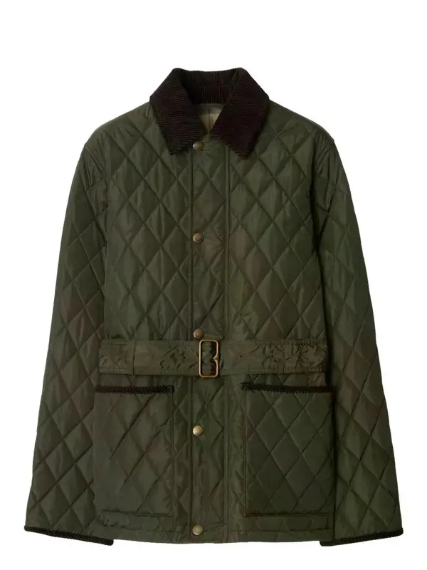 Burberry Quilted Jacket - Green