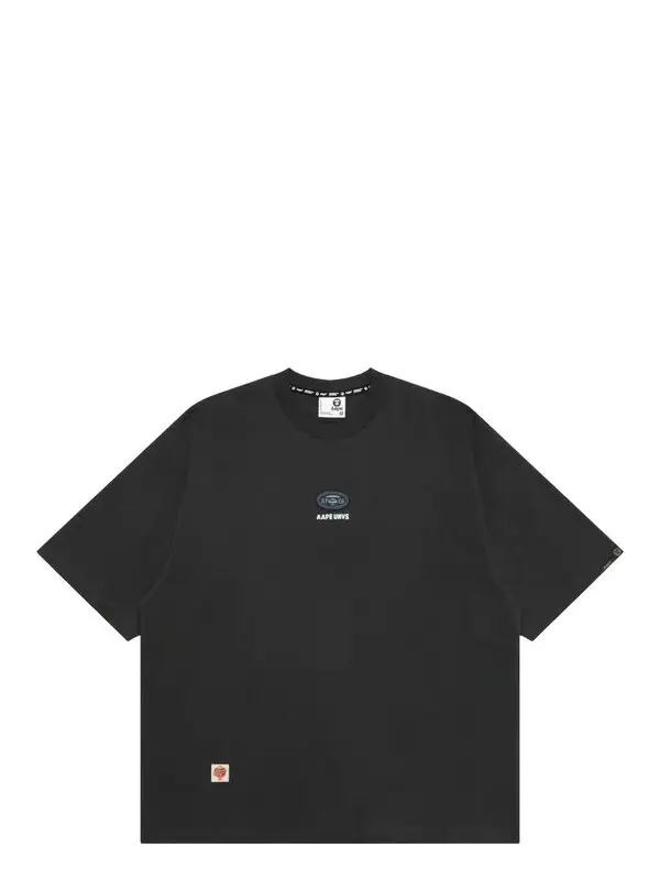 AAPE BY *A BATHING APE® Logo-print T-shirt - Black