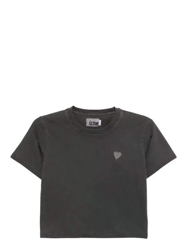 Izzue Cropped T-shirt - Grey