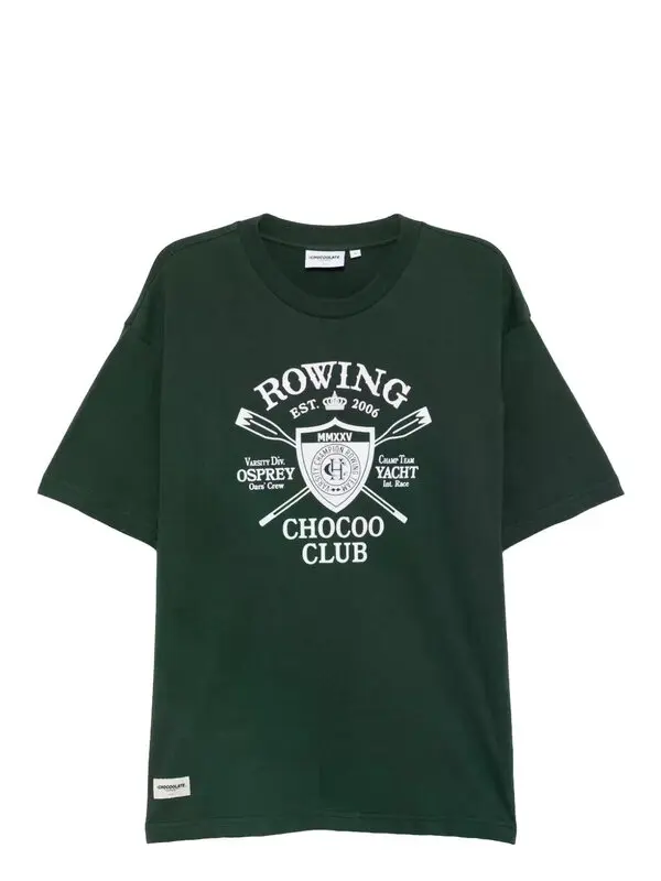 CHOCOOLATE Embossed-printed T-shirt - Green