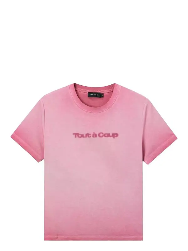 TOUT A COUP Cotton-blend T-shirt - Pink