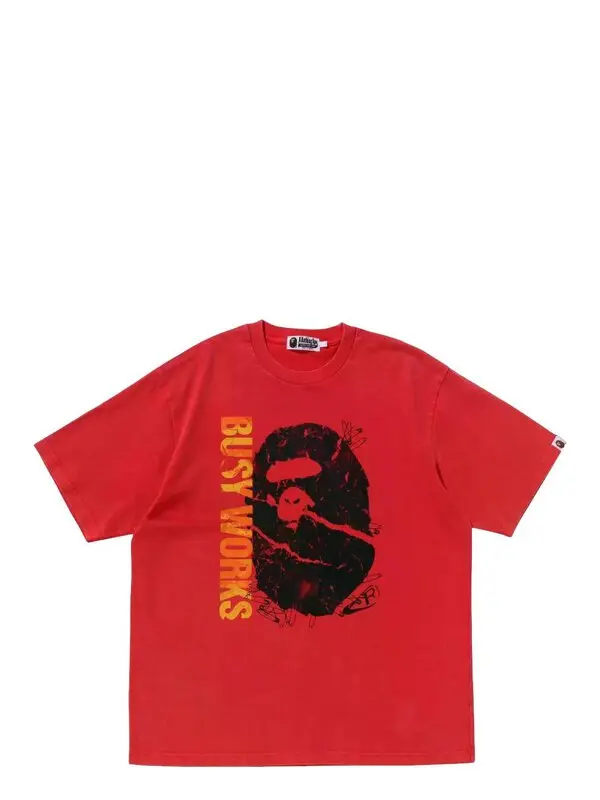 A BATHING APE Graphic-print T-shirt - Red