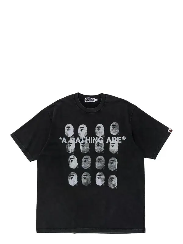 A BATHING APE Logo-print T-shirt - Black