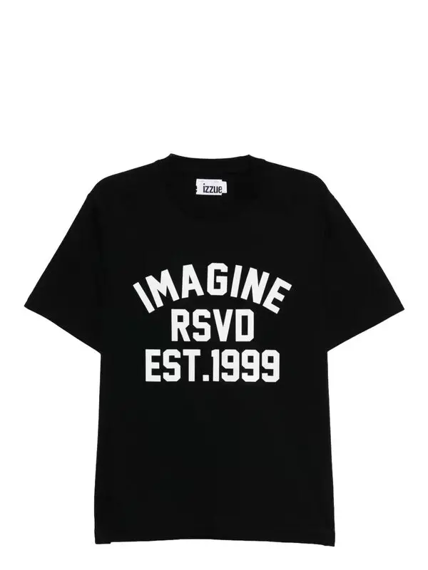 Izzue Printed T-shirt - Black