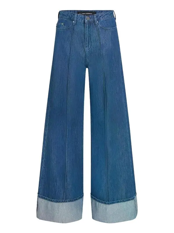 Karl Lagerfeld Folded Jeans - Blue