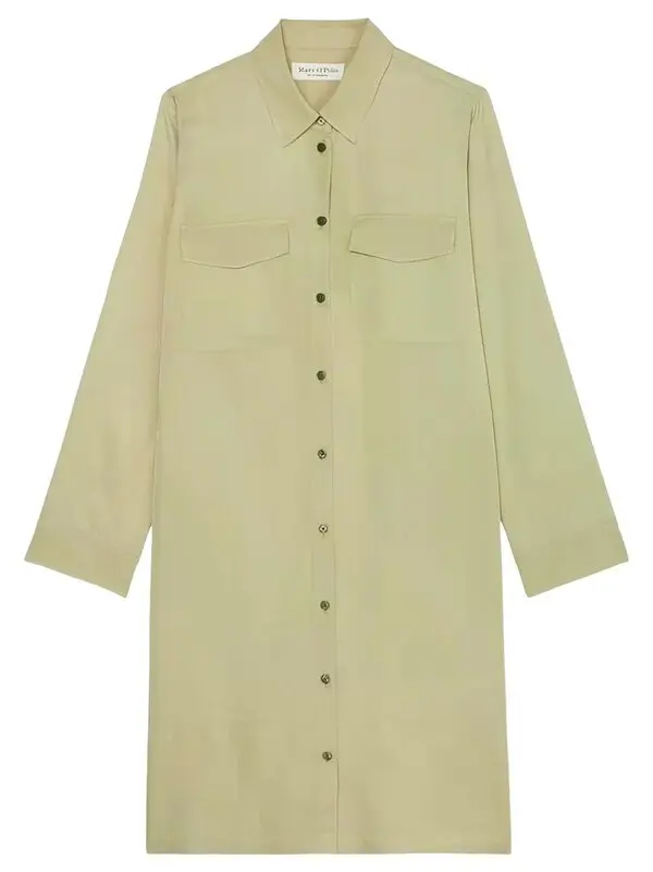Marc O'polo Button-down Shirt Dress - Green
