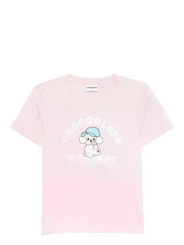 CHOCOOLATE Graphic-print T-shirt - Pink