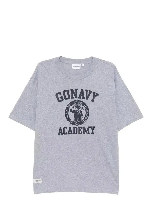 CHOCOOLATE Printed T-shirt - Grey