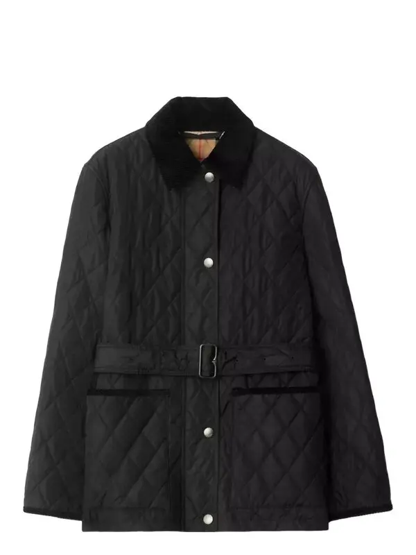 Burberry Matelassé Jacket - Black