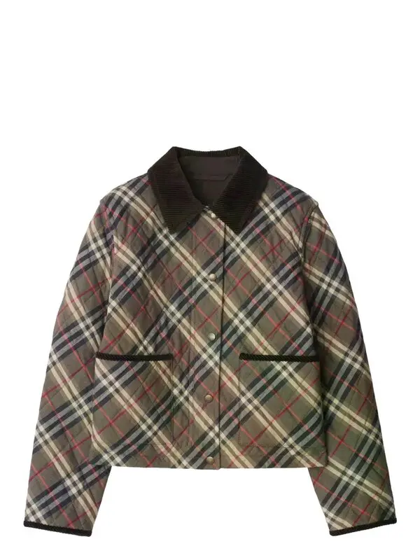 Burberry Quilted Jacket - Brown