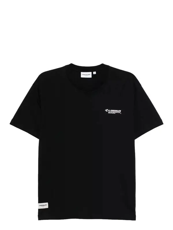 CHOCOOLATE Logo-printed T-shirt - Black