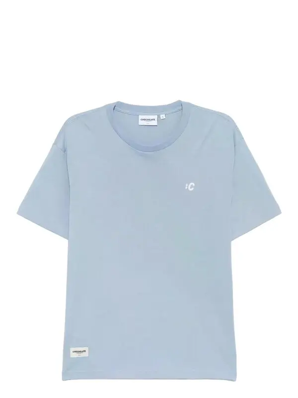 CHOCOOLATE Logo-embroidered T-shirt - Blue