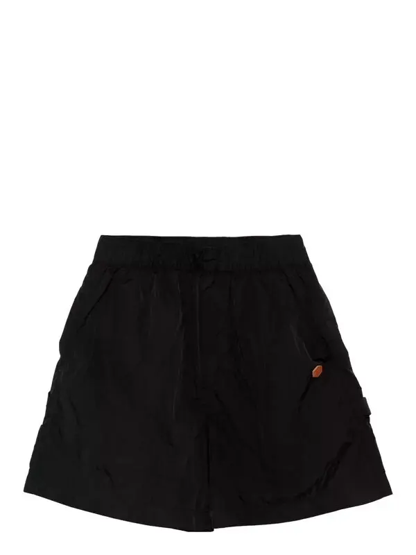 CHOCOOLATE Logo-patch Shorts - Black