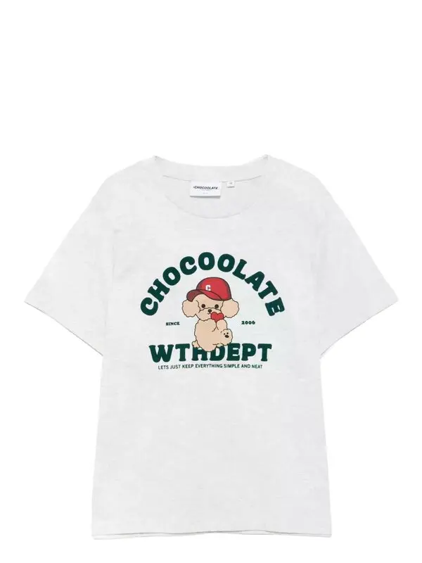 CHOCOOLATE Printed T-shirt - Grey