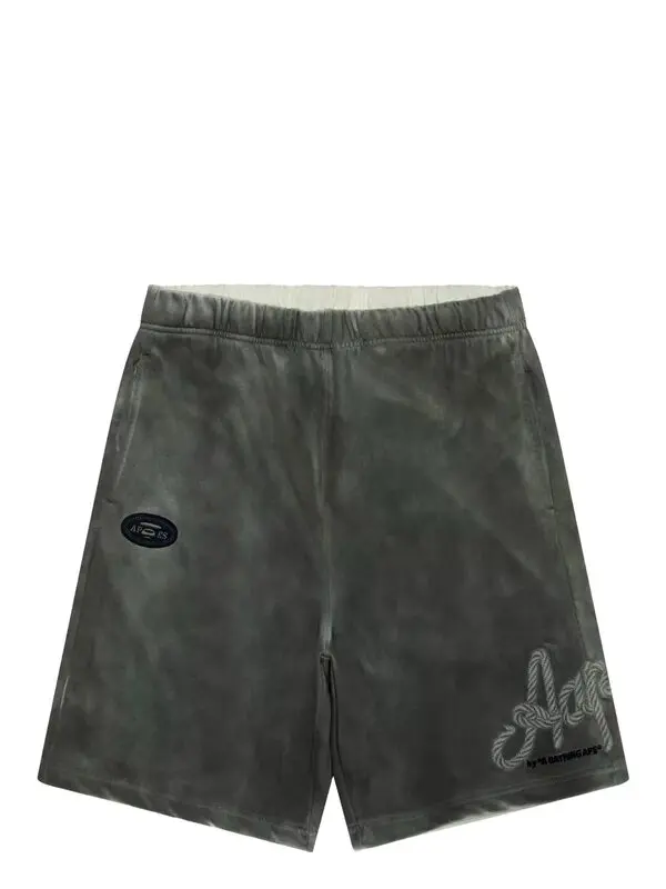 AAPE BY *A BATHING APE® Tie-dye Print Shorts - Grey