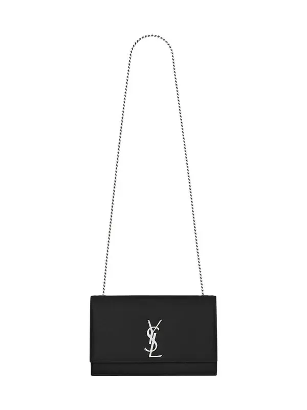 Saint Laurent Kate Medium Leather Shoulder Bag - Black