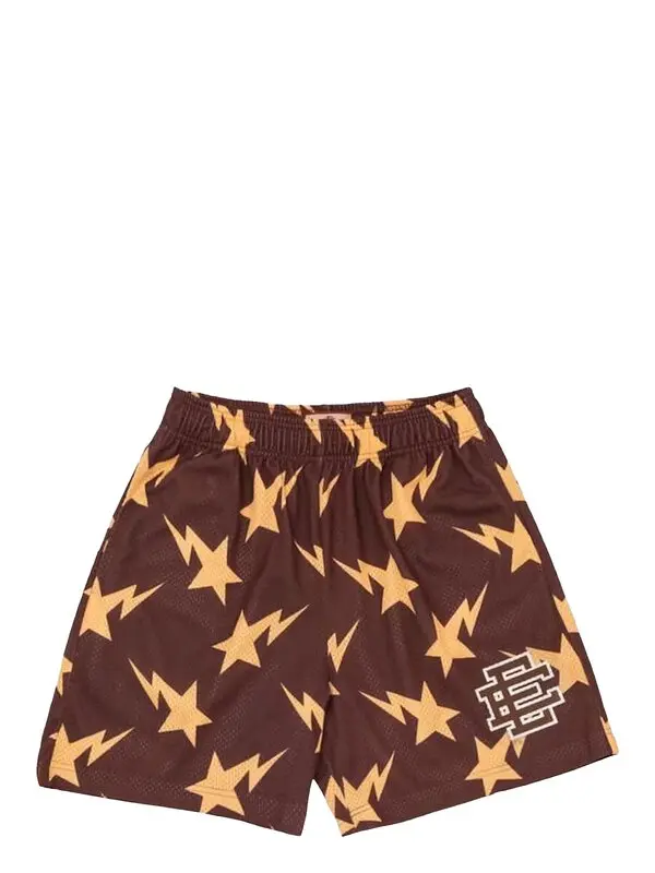 ERIC EMANUEL X Bape Miami Basic Short - Brown