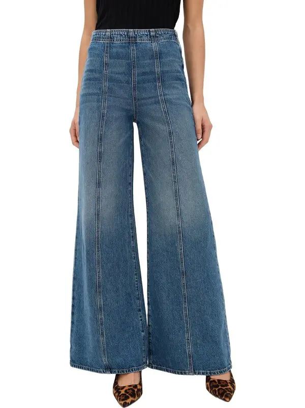 Ulla Johnson The Bianca Wide-leg Jeans - Danube