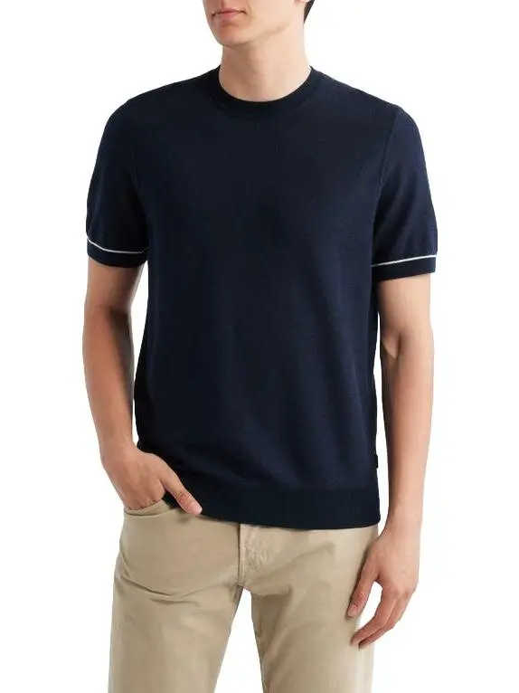 BOSS Jianfranco Cotton T-shirt - Dark Blue