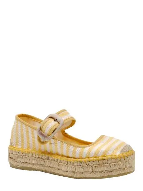 Free People Surfside Platform Espadrille - Lemon Zest