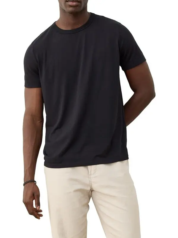 Marine Layer Signature Crewneck T-shirt - Black