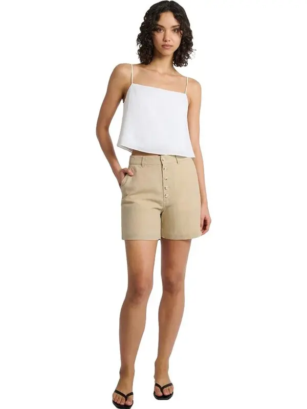 Onia Air Linen Boyfriend Short - Jute