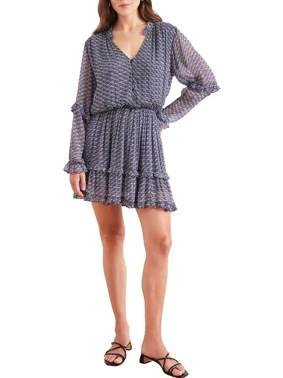 PANEROS CLOTHING Tiered Ruffle Aria Mini Dress - Moonshadows