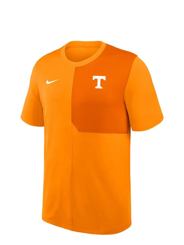 Nike Tennessee Sideline Coach Dri-fit College Top - Orange