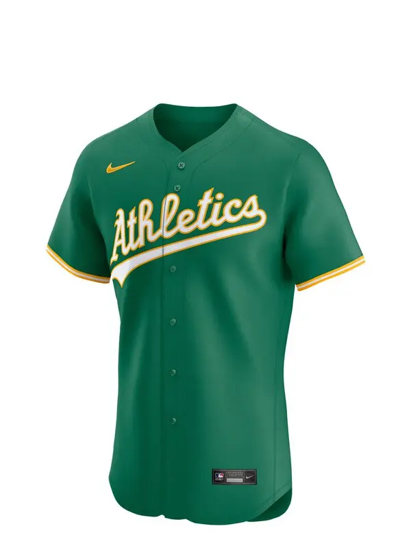 Nike Athletics Dri-fit Adv Mlb Elite Jersey - Green