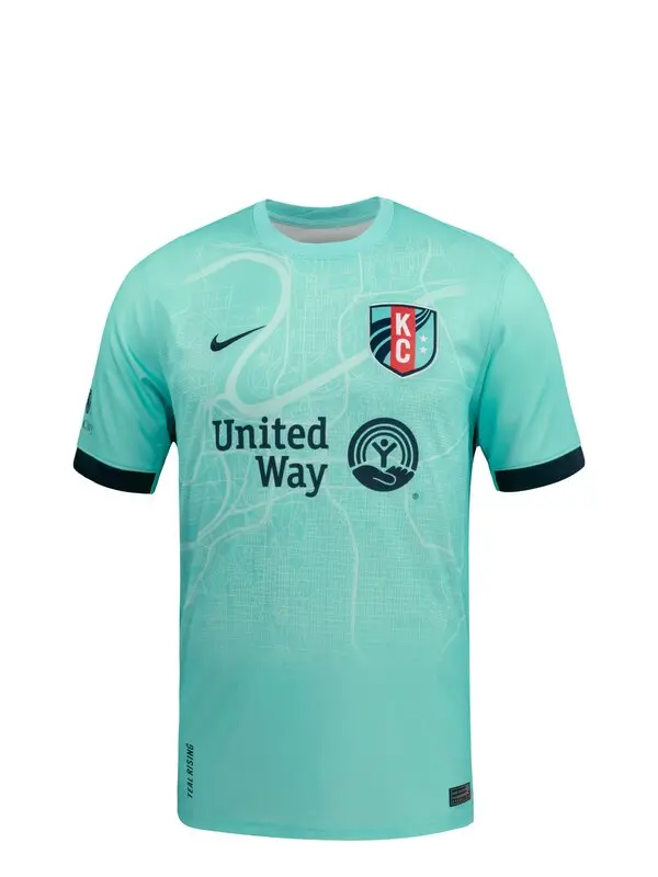 Nike Debinha De Oliveira Kc Current 2025 Stadium Away Dri-fit Nwsl Replica Jersey - Green