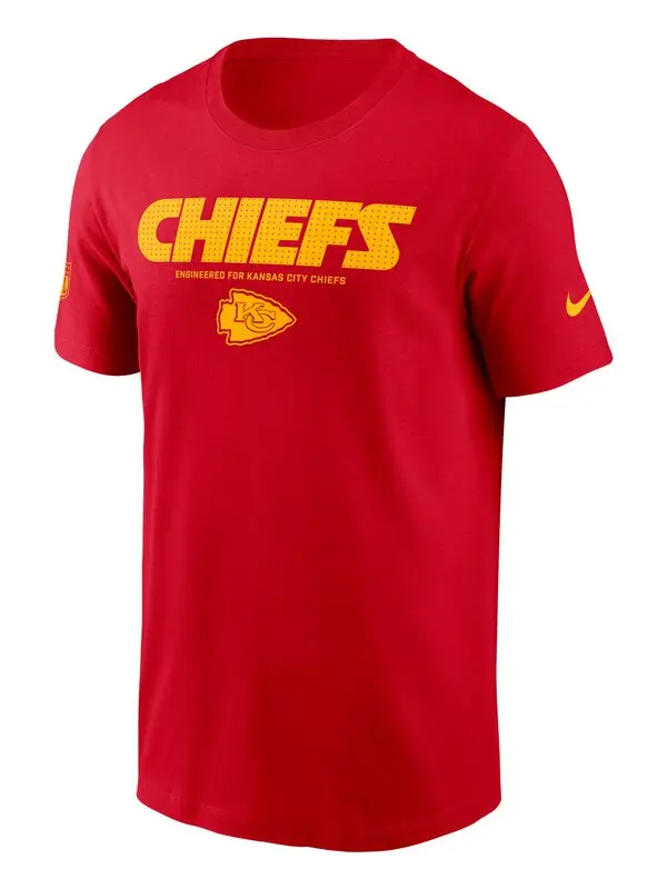 Nike Kansas City Chiefs Sideline Team Issue Dri-fit Nfl T-shirt - Red
