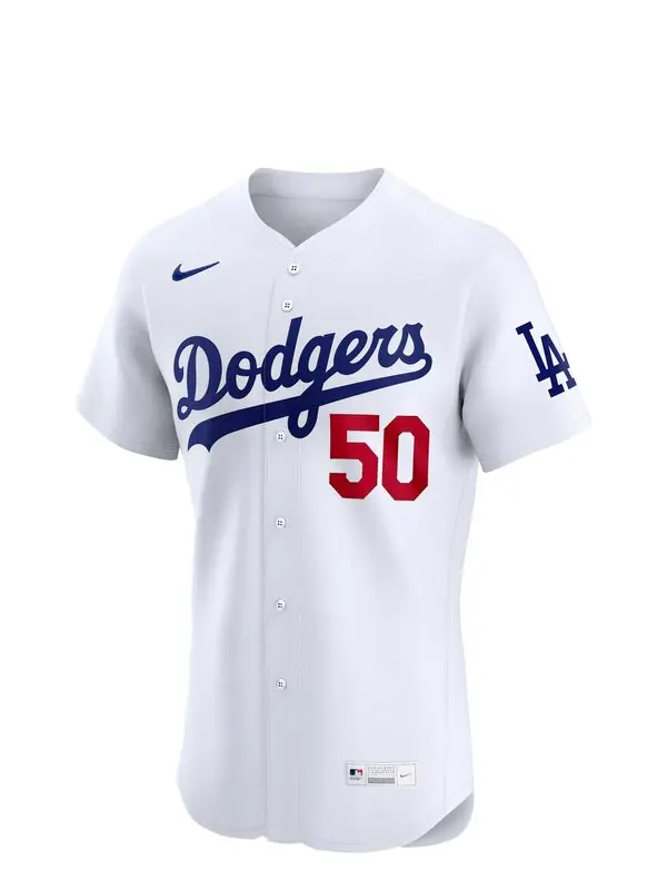 Nike Mookie Betts Los Angeles Dodgers Mlb Elite Jersey - White