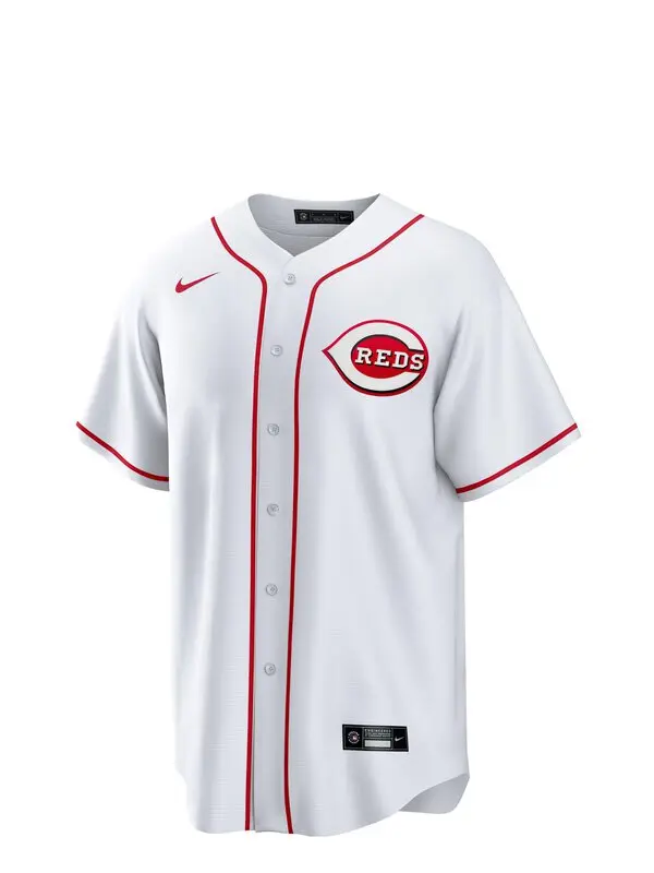 Nike Spencer Steer Cincinnati Reds Mlb Replica Jersey - White
