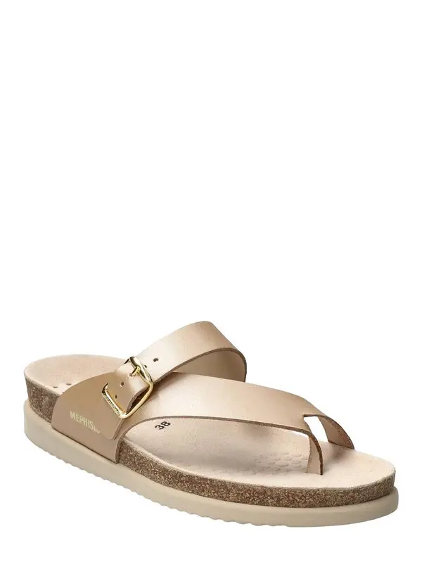 Mephisto Toe Loop Sandal - Platinum Perla