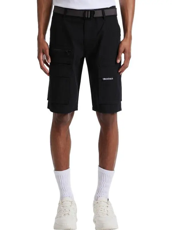 ECKO UNLTD. Cotton Cargo Shorts - Black