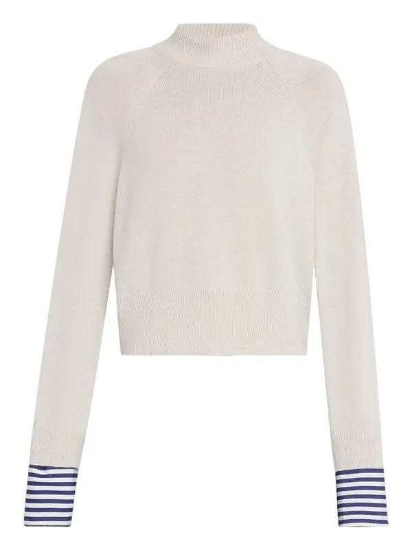 Brunello Cucinelli Cashmere Knit Sweater - C9610 Pearl