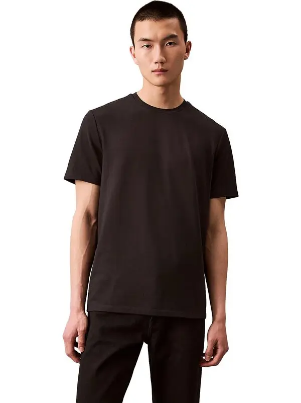 Calvin Klein Tech Pique T-shirt - Black Beauty