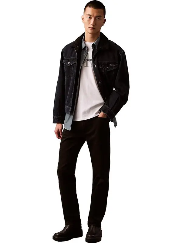 Calvin Klein Standard Straight Fit Jeans - Forever Black