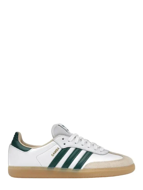 Adidas Samba Og Sneakers - Cloud White/collegiate Green/gum