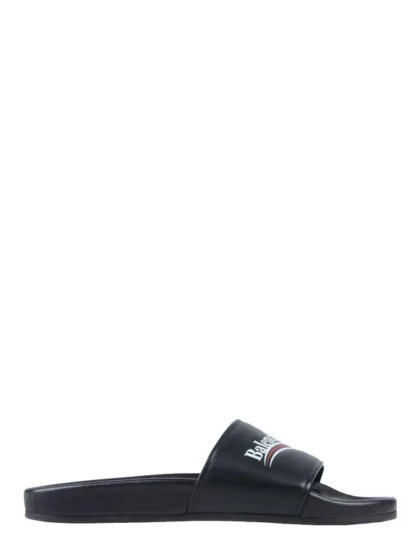 Balenciaga Pool Slide - Black/white
