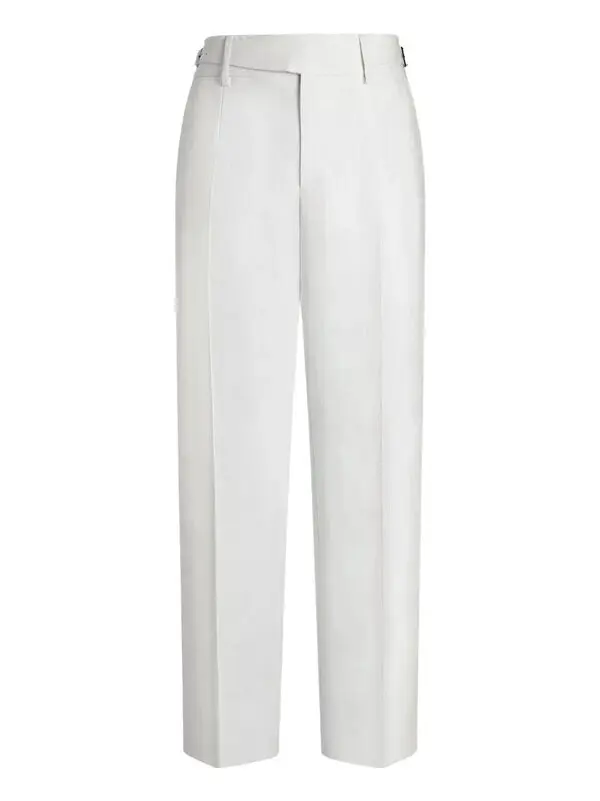 Dolce & Gabbana Linen Trousers - White