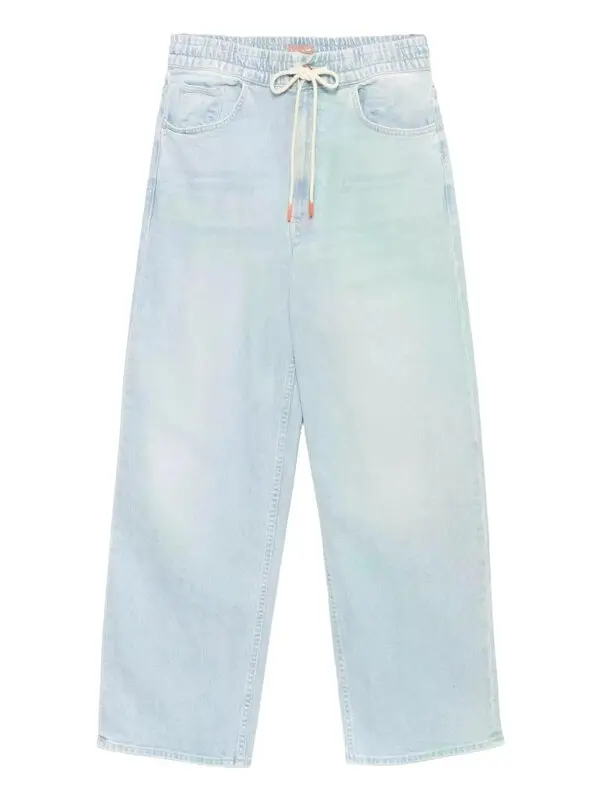 MOTHER The Drawn Tagger Flood Jeans - Blue