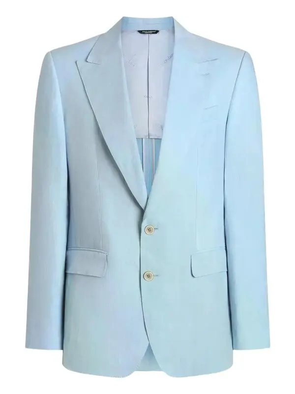 Dolce & Gabbana Single-breasted Blazer - Blue