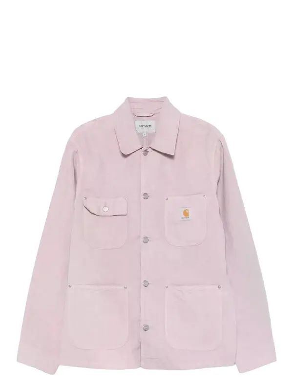 Carhartt Work In Progress Logo-patch Denim Jacket - Pink