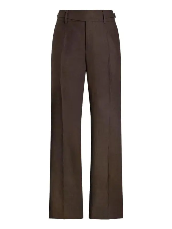 Dolce & Gabbana Linen Trousers - Brown