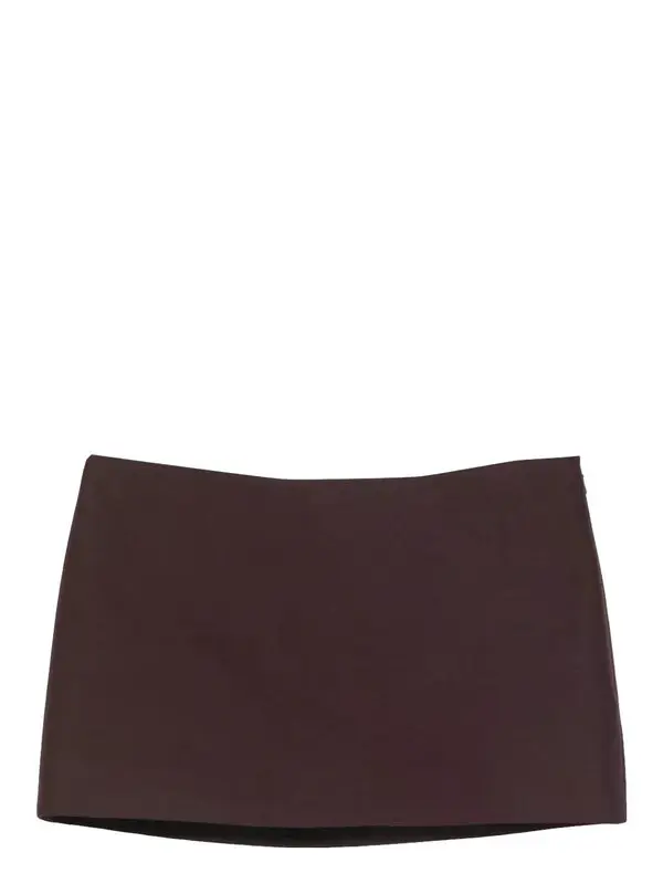 Khaite Jett Mini Skirt - Purple