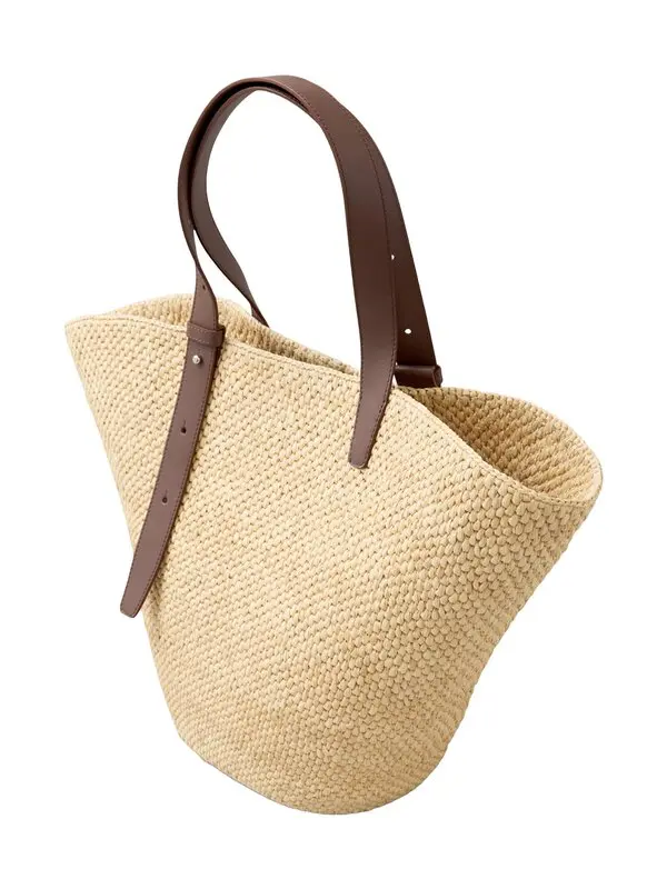 Lié Studio The Large Bianca Raffia Bag - Natural